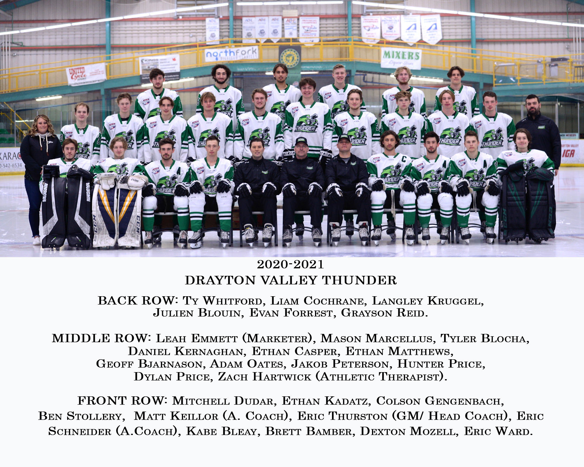 Team Photos | Drayton Valley Thunder