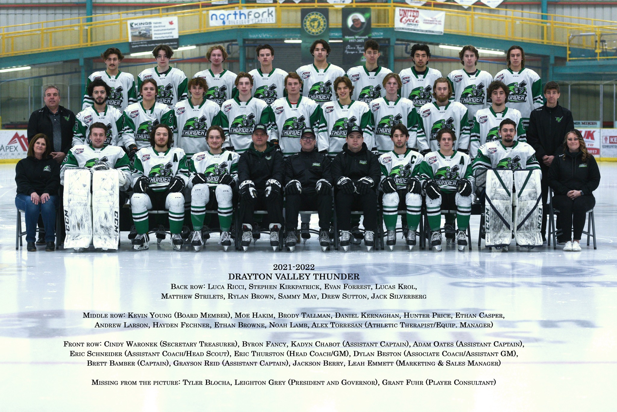 Team Photos | Drayton Valley Thunder