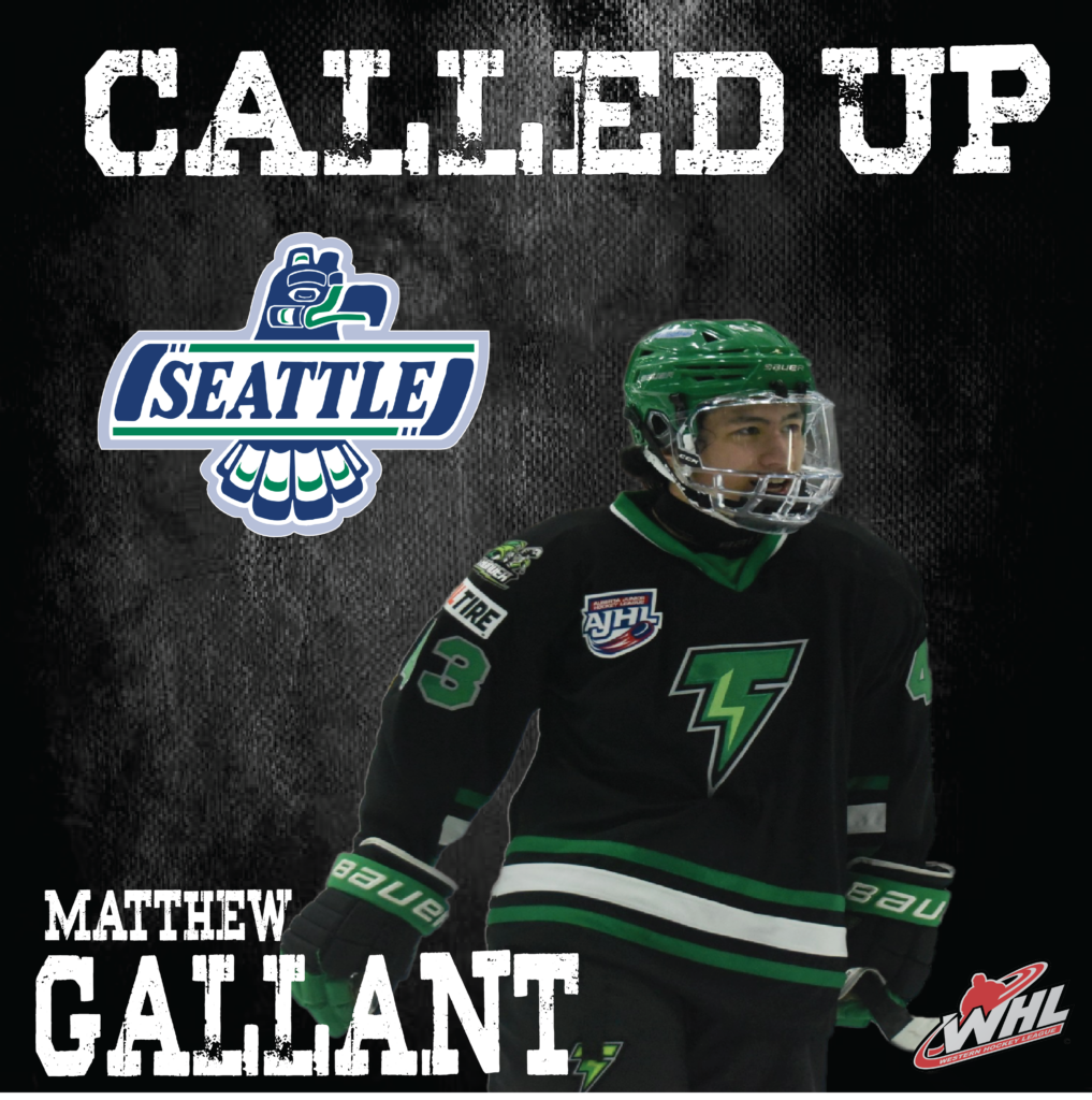 Thunder’s defenceman Matthew Gallant called up to the Seattle ...
