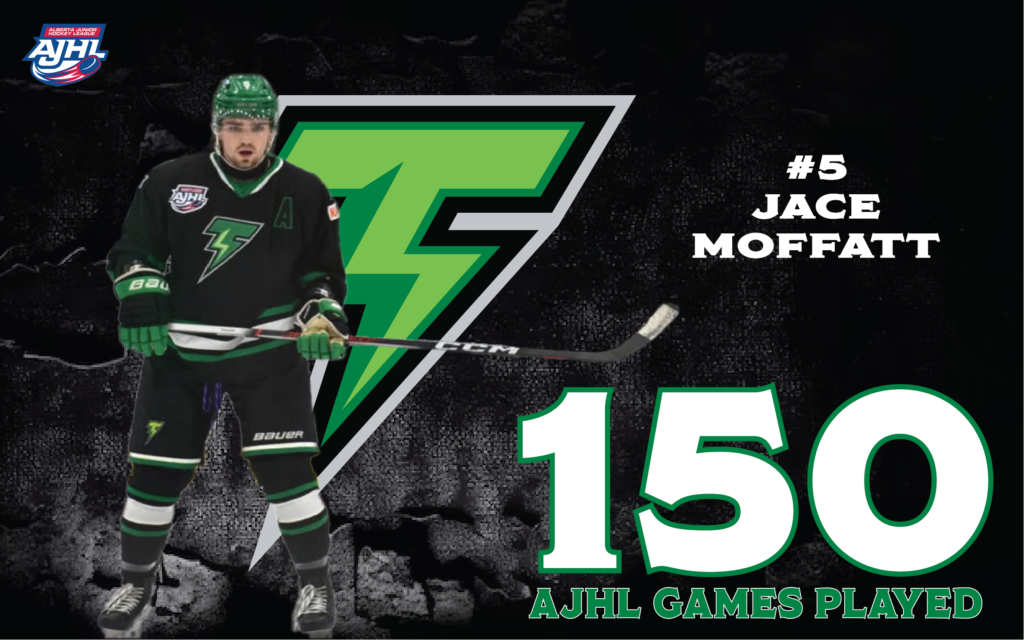 Assistant Captain Jace Moffatt plays his 150th AJHL game | Drayton ...